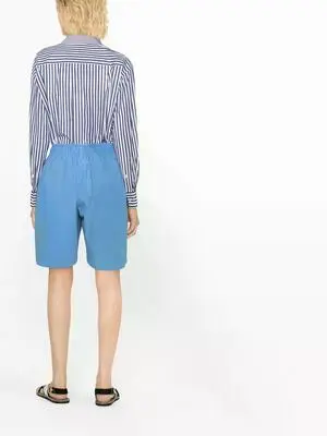 JIL SANDER Cotton Drawstring Waist Shorts
