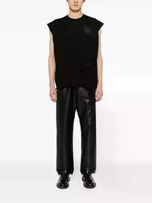 Dsquared2 Fine-knit Logo Vest - Black