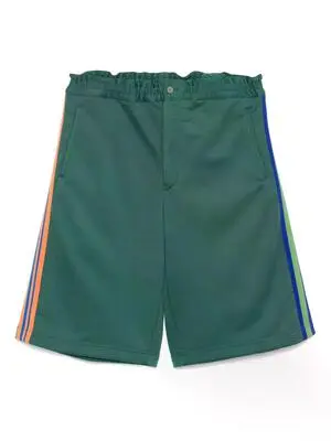Comme Des Garçons Striped Shorts - Green