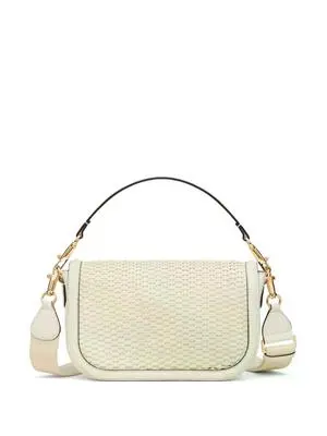Valentino Garavani Alltime Woven Leather Shoulder Bag