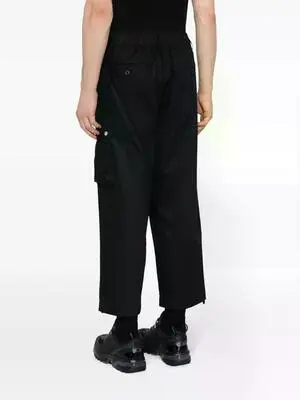 SPOONYARD Cropped Wide-leg Cargo Trousers