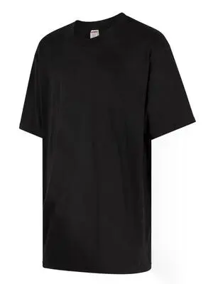 Supreme Painterly Print Cotton T-shirt - Black