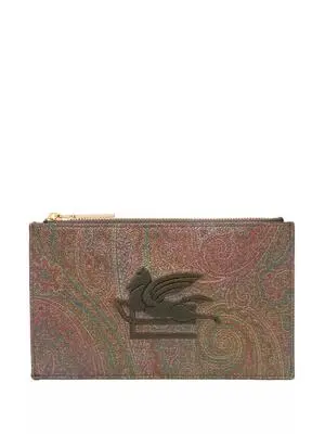 Etro Medium Paisley Wallet - Brown
