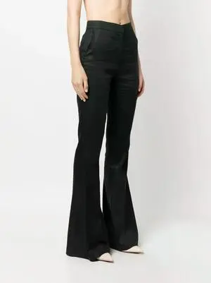 OMBRA MILANO High-waisted Flared Trousers