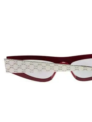 Gucci Cat Eye-frame Sunglasses - Silver