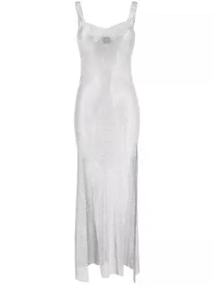 SANTA BRANDS Embellished Maxi Dress - Silver