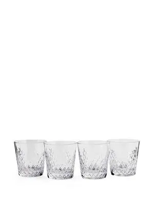 SOHO HOME Barwell Crystal Rocks Glasses - Neutrals