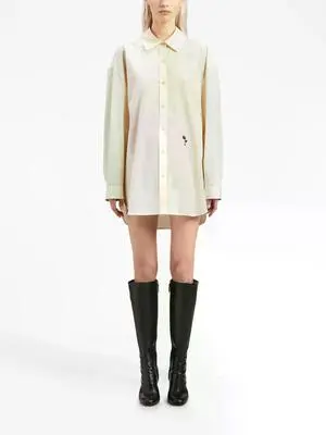 Palm Angels Embroidered Poplin Shirt