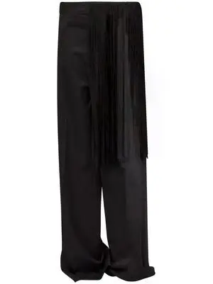 MAISON MARGIELA Fringe Detailing Flared Trousers