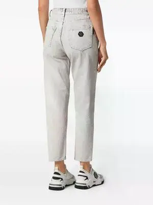 Philipp Plein Mom Fit Tapered Jeans