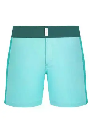 Vilebrequin Logo-patch Swim Shorts - Blue