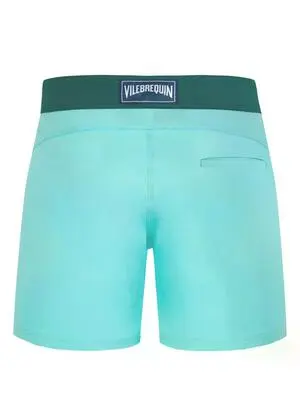 Vilebrequin Logo-patch Swim Shorts - Blue