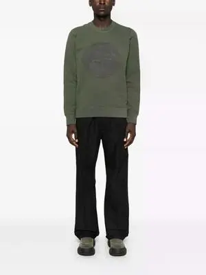 Stone Island Organic Cotton Jersey Sweatshirt