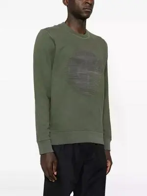 Stone Island Organic Cotton Jersey Sweatshirt