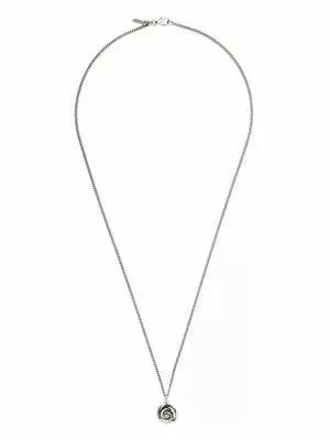 Emanuele Bicocchi Sterling Rose Pendant Necklace