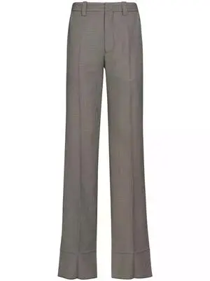 Marni Houndstooth Wool Blend Trousers
