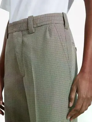 Marni Houndstooth Wool Blend Trousers