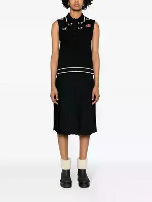 Thom Browne Hector Embroidered Virgin Wool Top