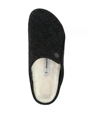 BIRKENSTOCK Zermatt Wool Felt Slipper - Black