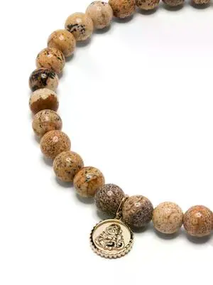 SYDNEY EVAN 14kt Yellow Gold Buddha Beaded Bracelet