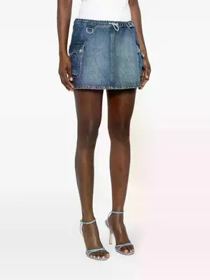 Coperni Denim Cargo Mini Skirt