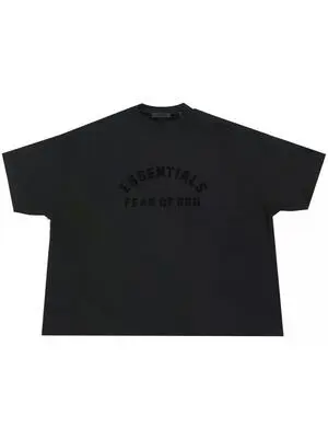 Fear Of God Logo-print Cotton T-shirt - Black