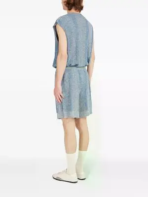 MAISON MARGIELA Striped Knit Drawstring Shorts