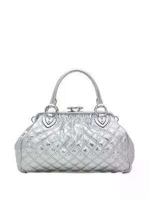 Marc Jacobs Re-edition Quilted Metallic Leather Stam Bag