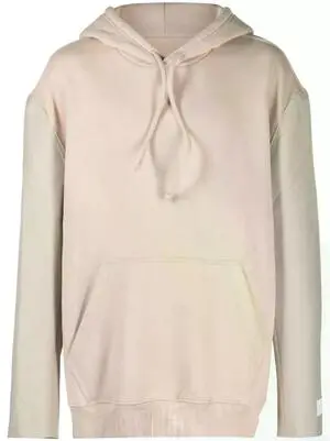 MAISON MARGIELA Logo-appliqué Contrast-sleeve Hoodie