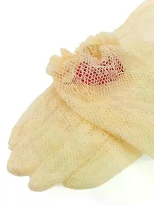Valentino Garavani Mesh Gloves - Neutrals