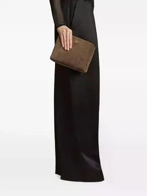 Khaite Lina Suede Cross Body Bag