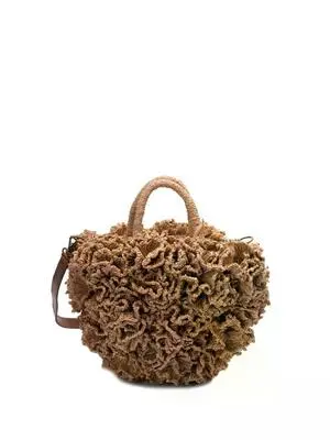 IBELIV Raffia Tote Bag - Brown