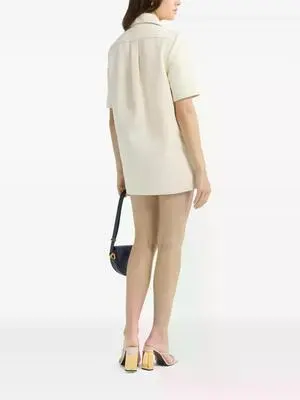 PATOU Zipped Denim Mini Dress