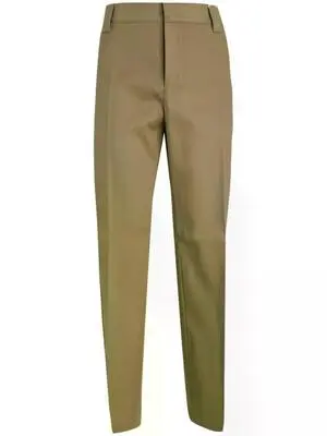 Valentino Garavani Logo-appliqué Tailored Trousers - Neutrals
