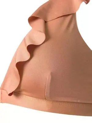 DUSKII Spritz Ruffled Bikini Top - Yellow