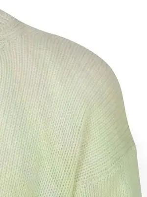 LE TRICOT PERUGIA Slit-cuff Turtle Neck Knit