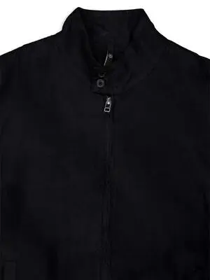 120% Lino Zip-up Linen Bomber Jacket