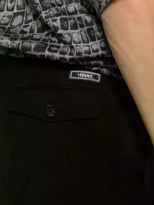 Versace Wool Tailored Trousers
