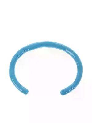 JIL SANDER Sculpted Bangle - Blue