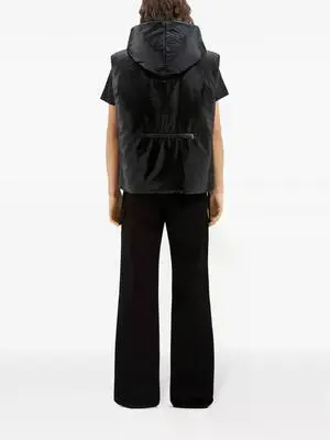 COURREGES Sleeveless Vinyl Puffer Gilet