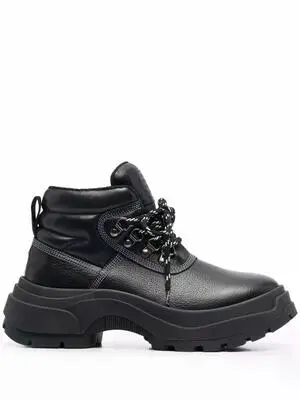 MAISON MARGIELA Lace-up Leather Ankle Boots