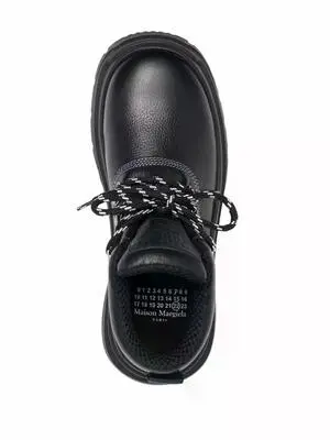 MAISON MARGIELA Lace-up Leather Ankle Boots