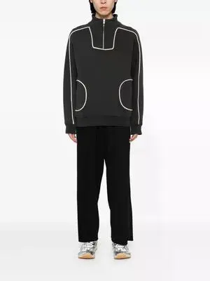 FIVE CM Drawstring Track Pants - Black