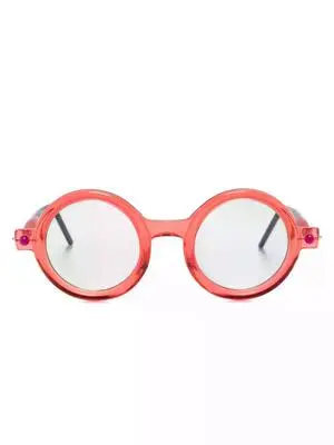 KUBORAUM Round Frame Sunglasses - Red
