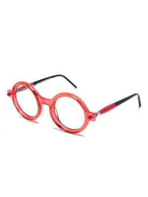 KUBORAUM Round Frame Sunglasses - Red