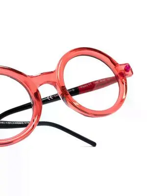 KUBORAUM Round Frame Sunglasses - Red