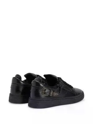 GIUSEPPE ZANOTTI Deluxe Double-zip Low-top Sneakers - Black