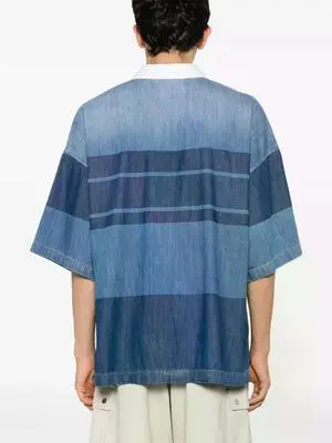Dsquared2 Logo-print Denim Polo Shirt