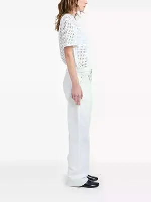 Proenza Schouler Crewneck Short Sleeve Top