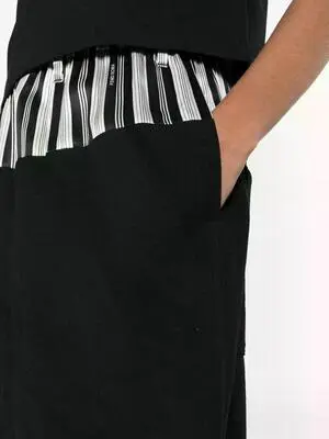 Fendi Panelled Striped Trousers